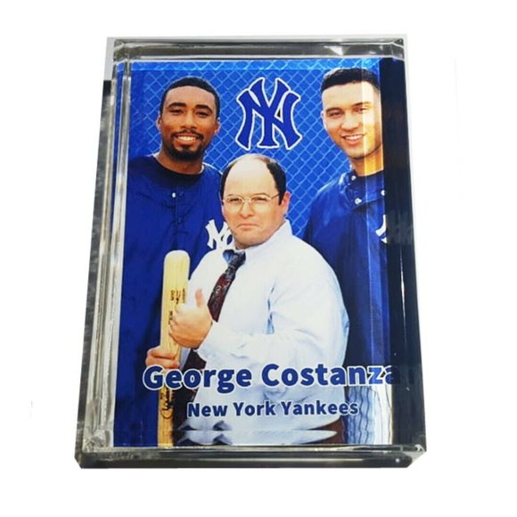 Holiday | Acrylic George Costanza Seinfeld Derek Jeter Bernie Williams ...